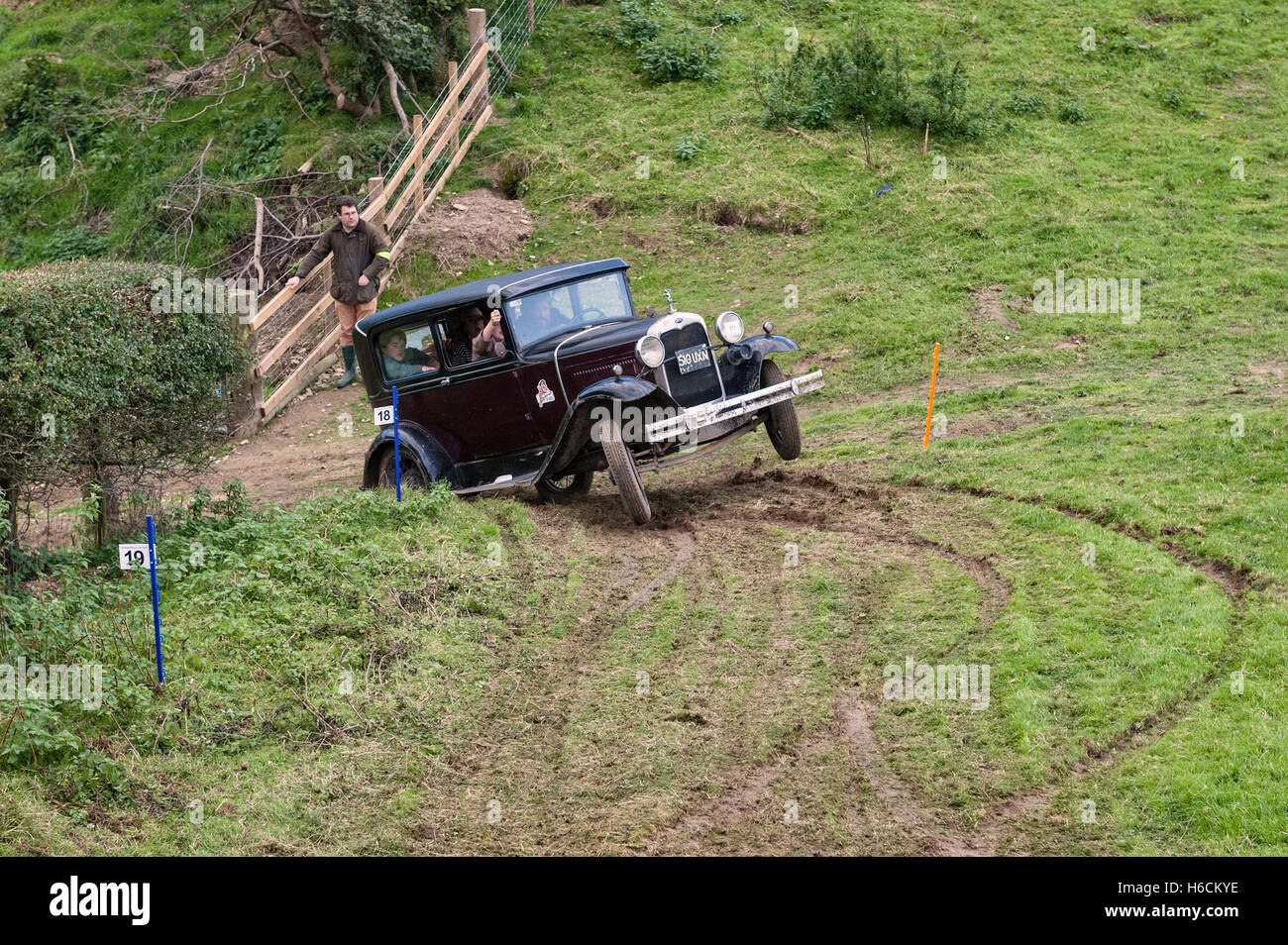 Cwm Whitton, Knighton, Powys. The VSCC (Vintage Sports-Car Club) annual ...