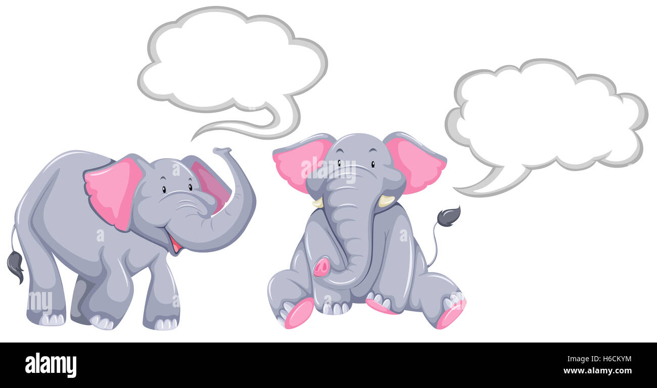 Elephants Stock Clipart Images