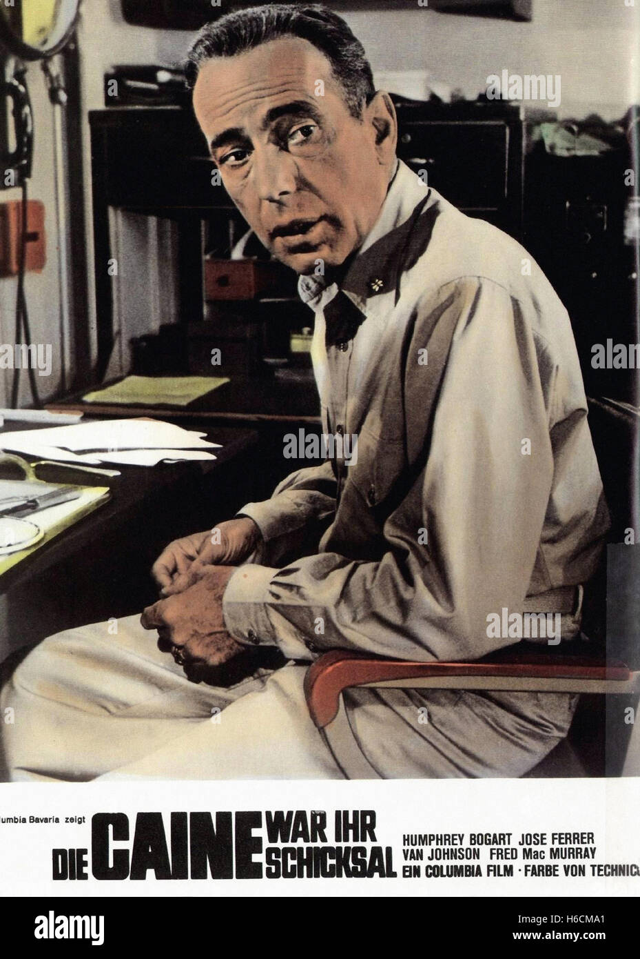 The Caine Mutiny - German Movie Poster Stock Photo - Alamy