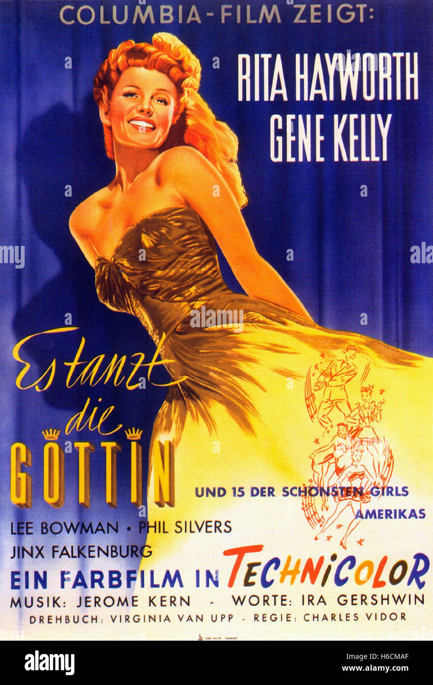 Cover Girl - German Movie Poster Stock Photo - Alamy