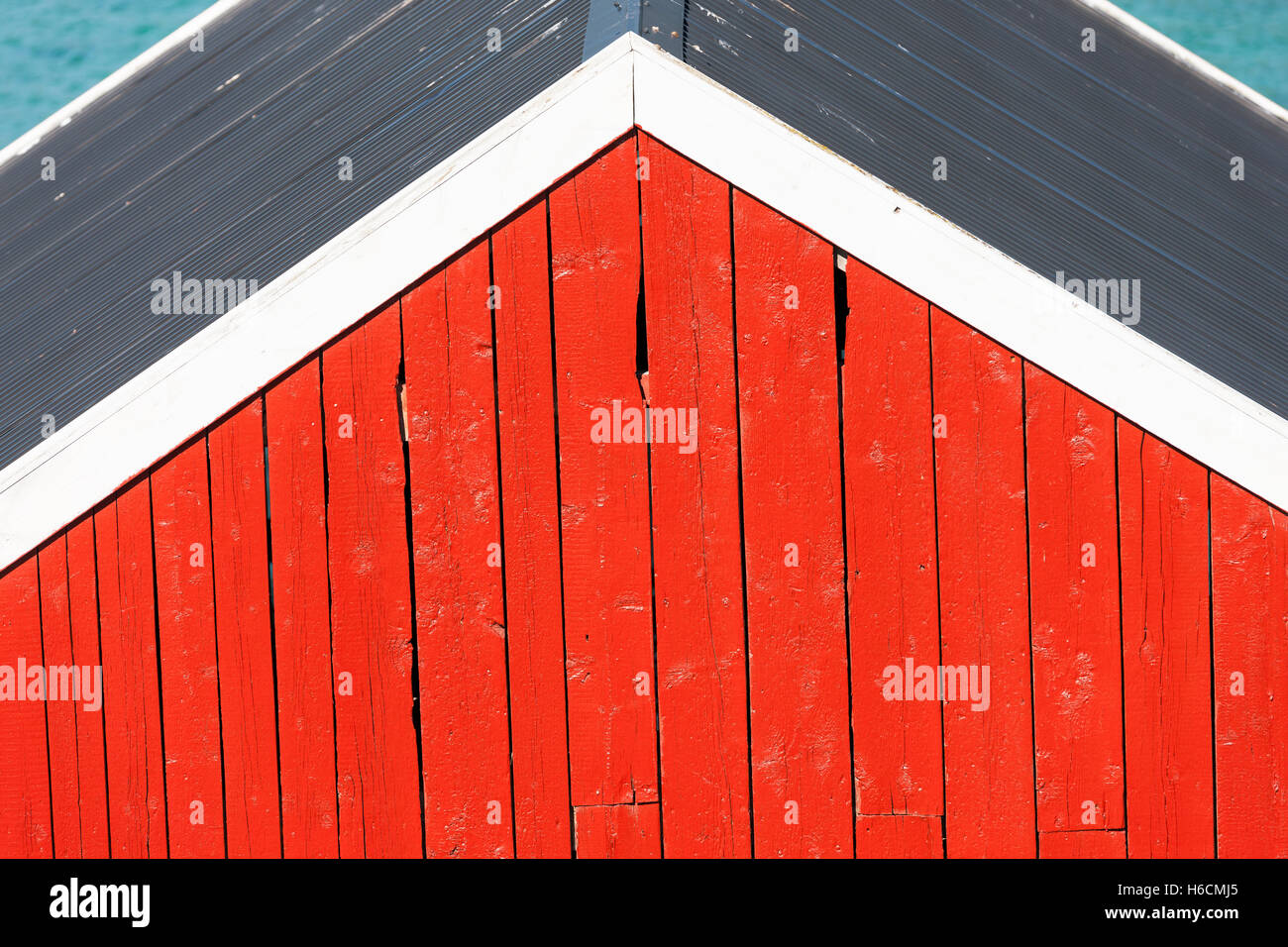 Traditional timber fish houses. Lofoten Islands fishing house design ...