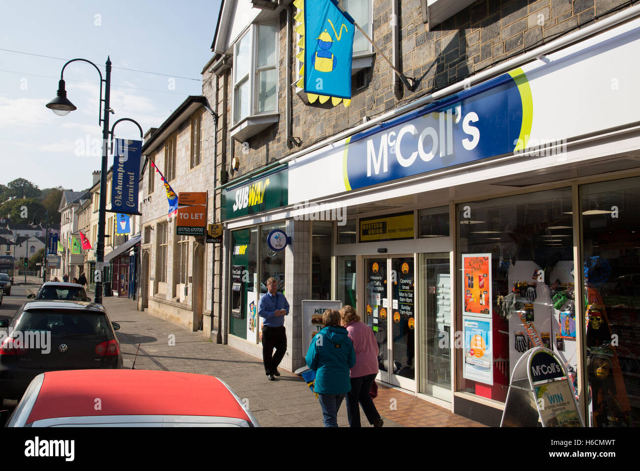 Fore Street, Okehampton Stock Photo - Alamy