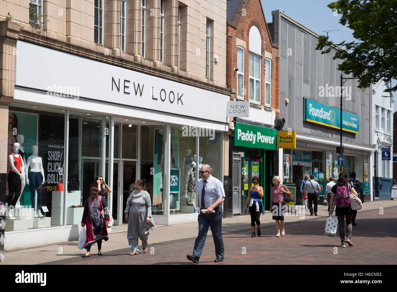 High Street, Gillingham, Kent Stock Photo - Alamy