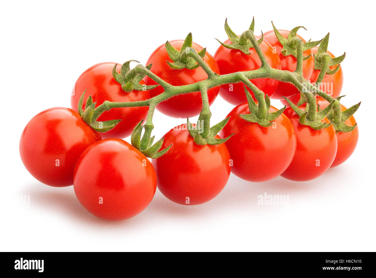 cherry tomatoes isolated Stock Photo - Alamy