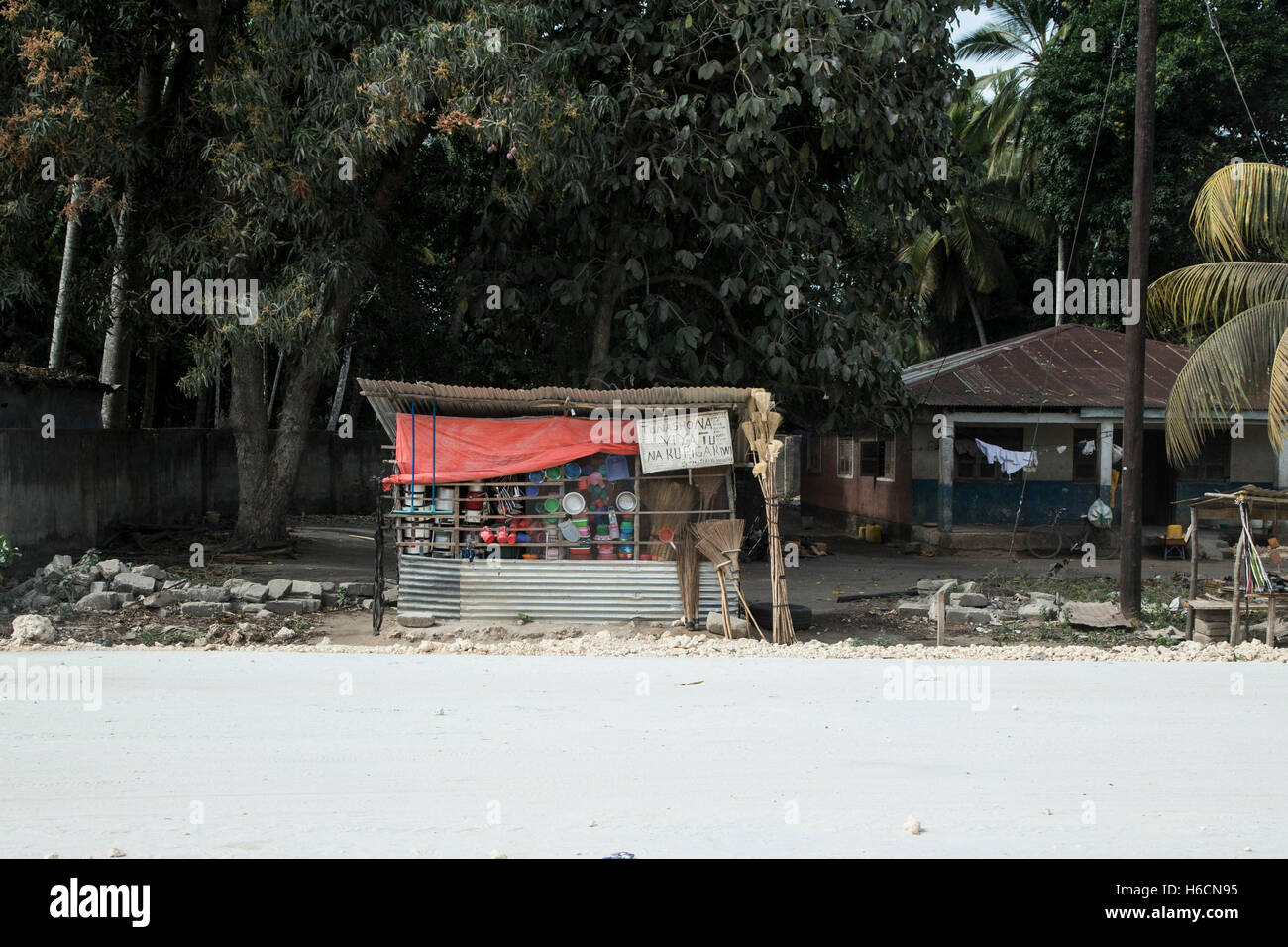 a hardware and kitchen utensil store on Zanzibar Island Stock Photo - Alamy