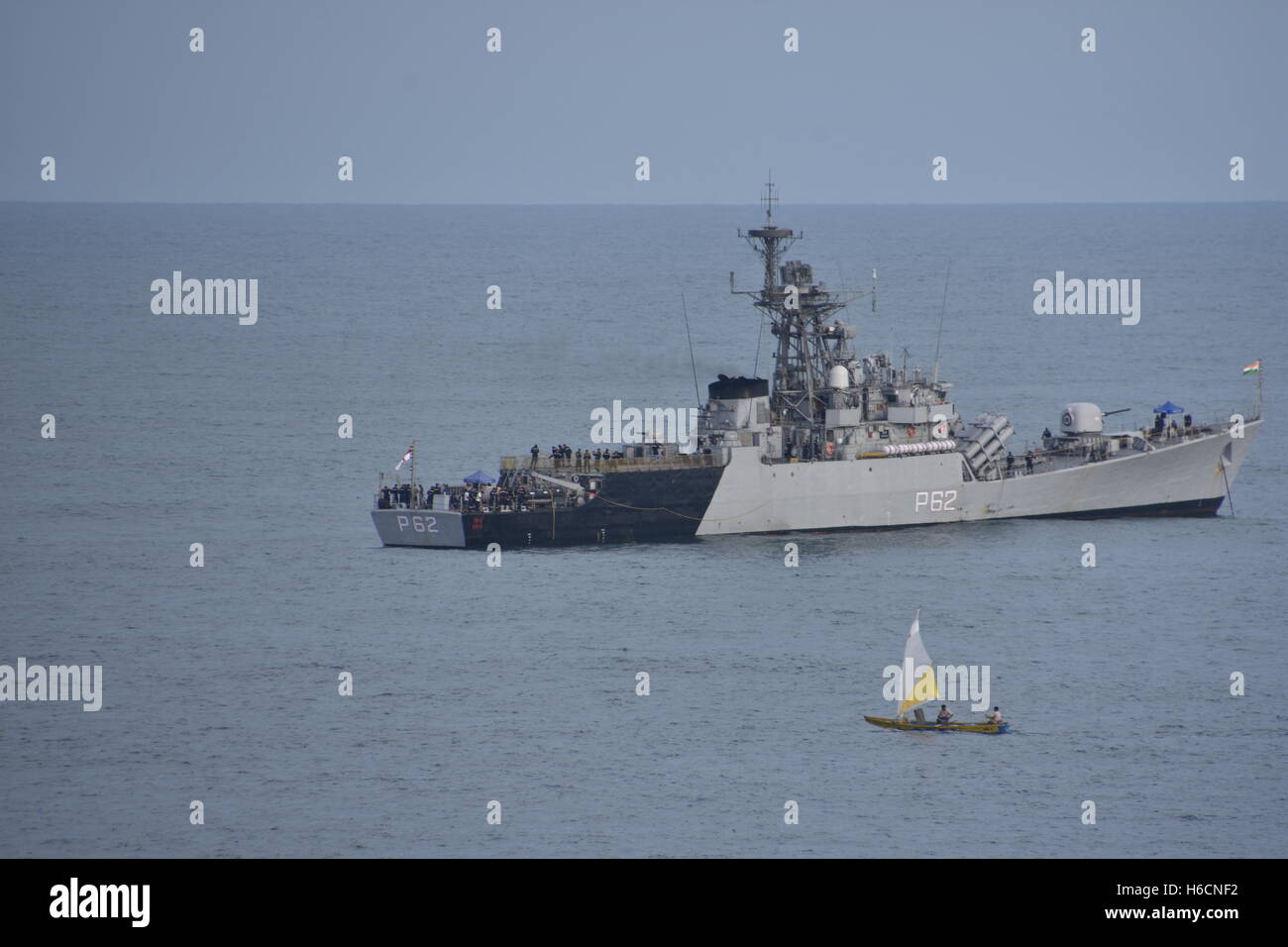 Indian Navy Guided-Missile corvettes in Bay of Bengal, India Stock ...