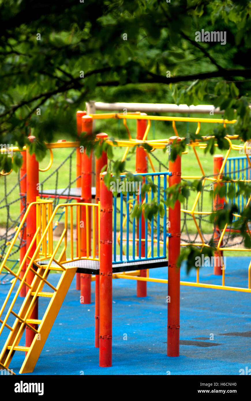 Childrens play area, Heaton Park Stock Photo - Alamy