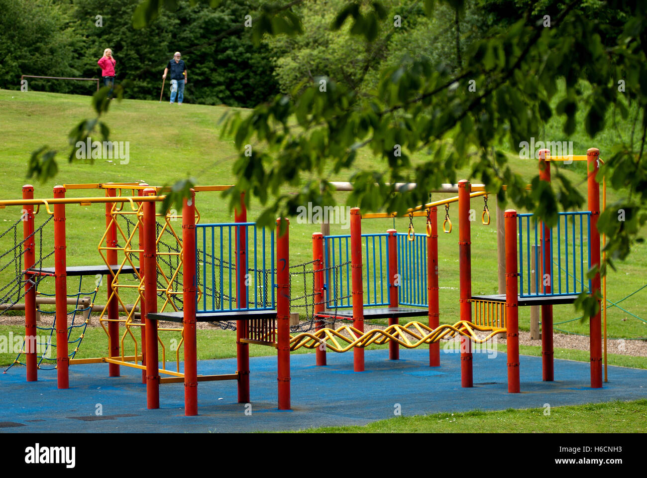 Childrens play area, Heaton Park Stock Photo - Alamy