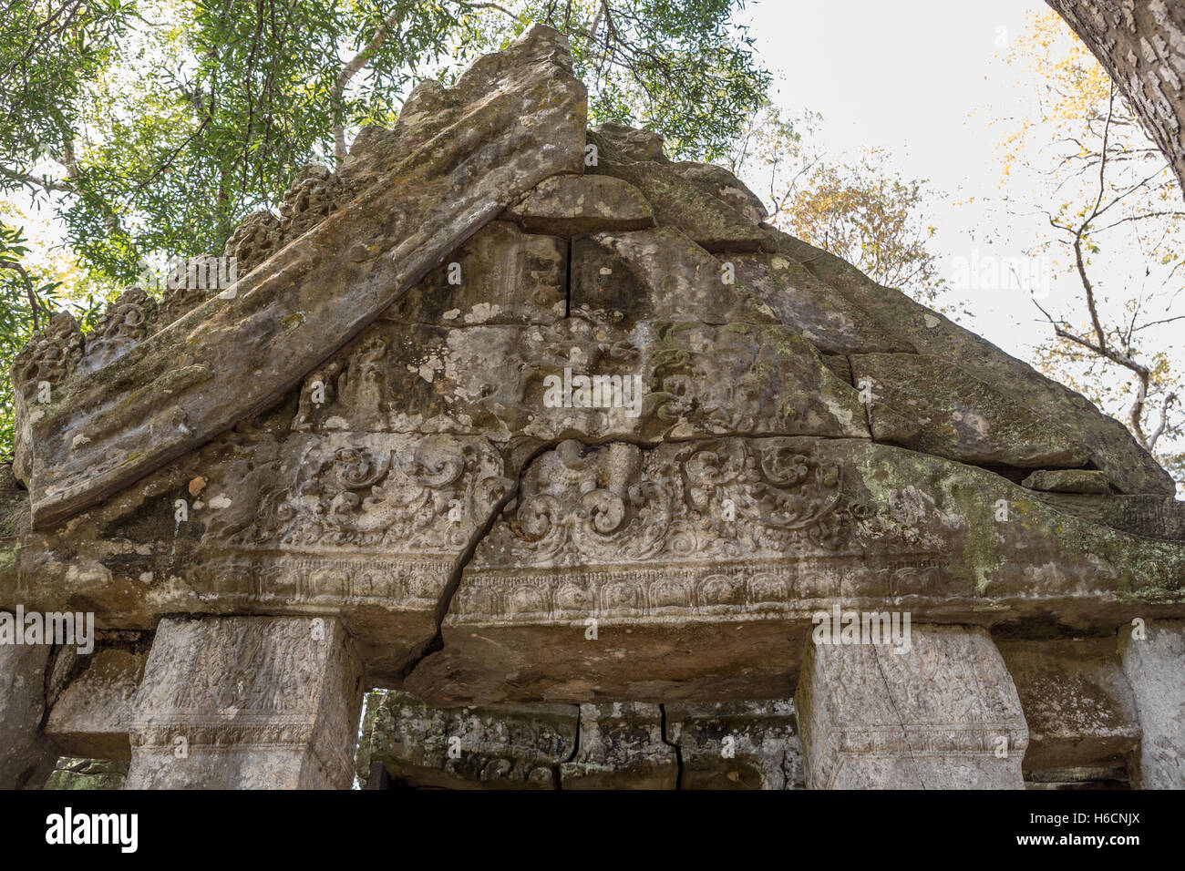 Prasat Thom temple, Koh Ker, aka Chok Gargyar, Siem Reap, Cambodia ...