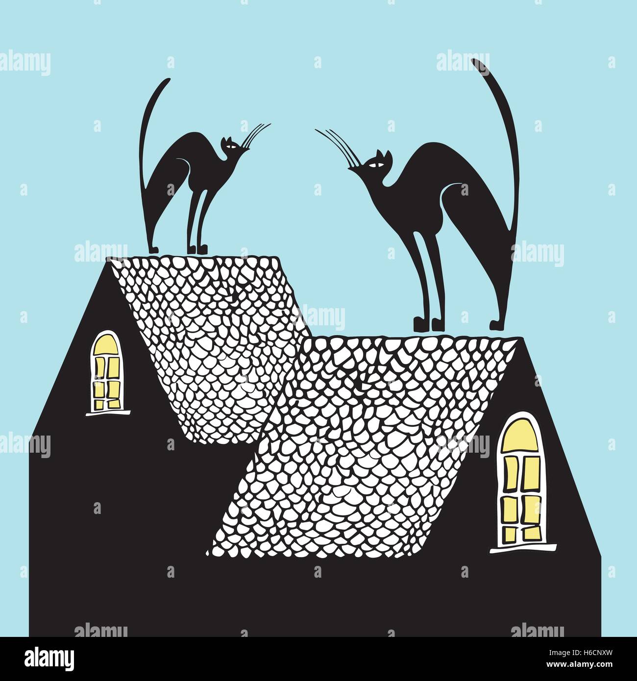 Cat mating not bird not seal not dog Stock Vector Images - Alamy