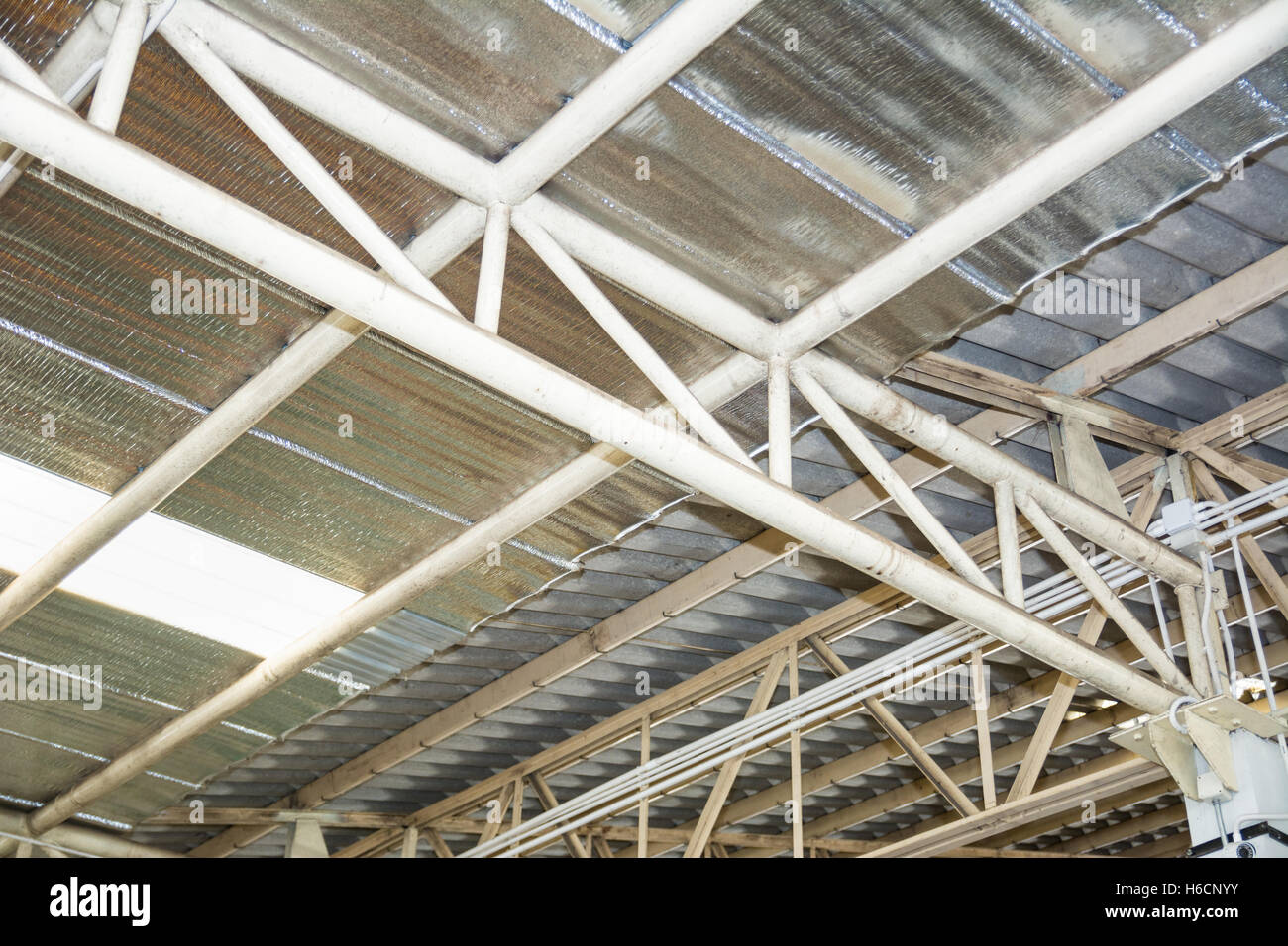 ceiling warehouse for background Stock Photo - Alamy