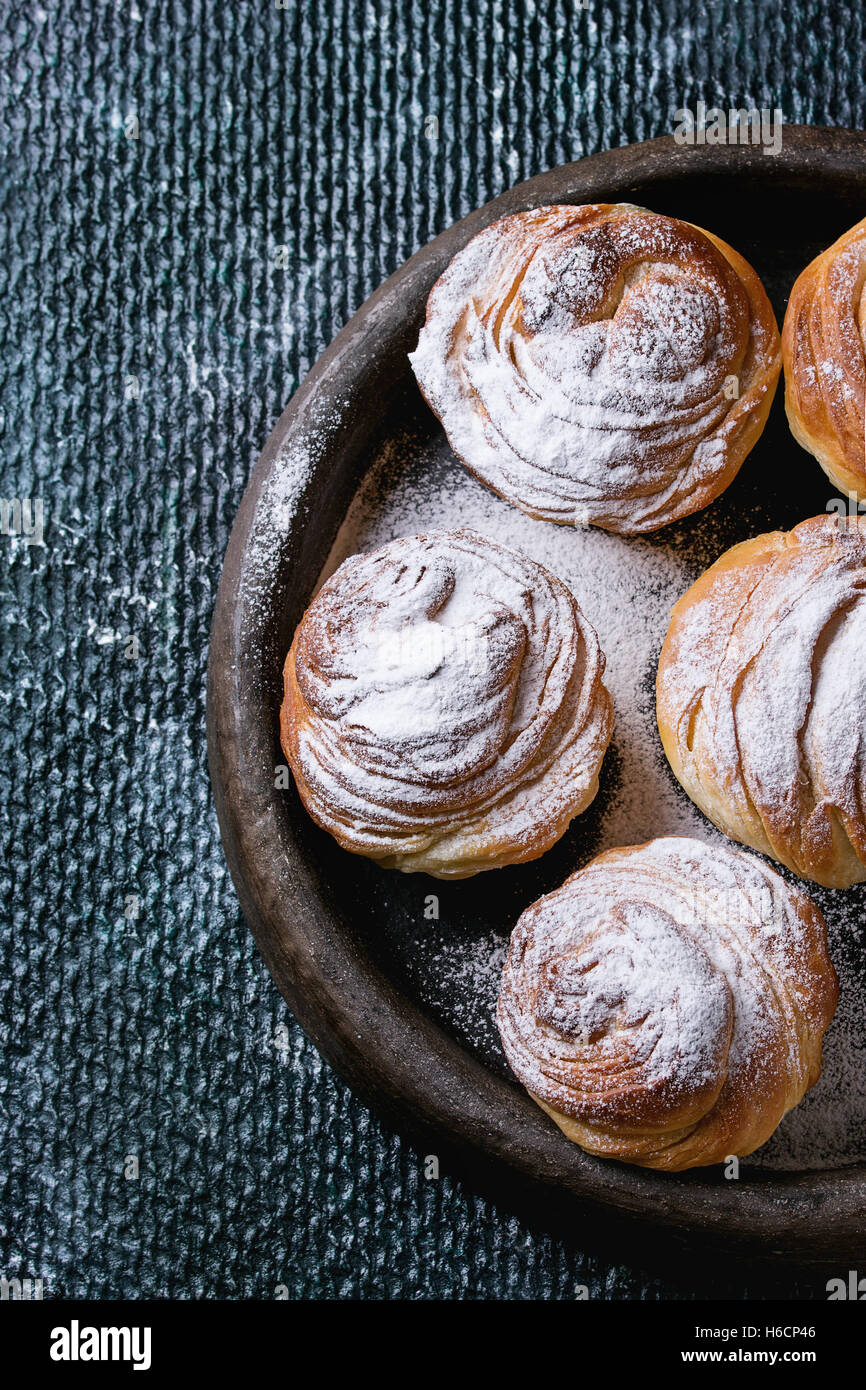 Modern pastries cruffins Stock Photo - Alamy