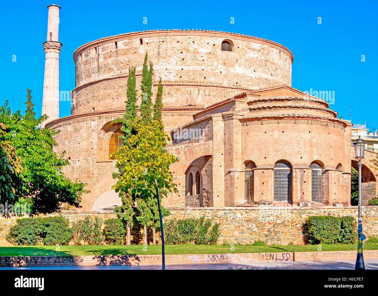 The altar view of the Rotunda of Galerius, initially a Mausoleum of ...