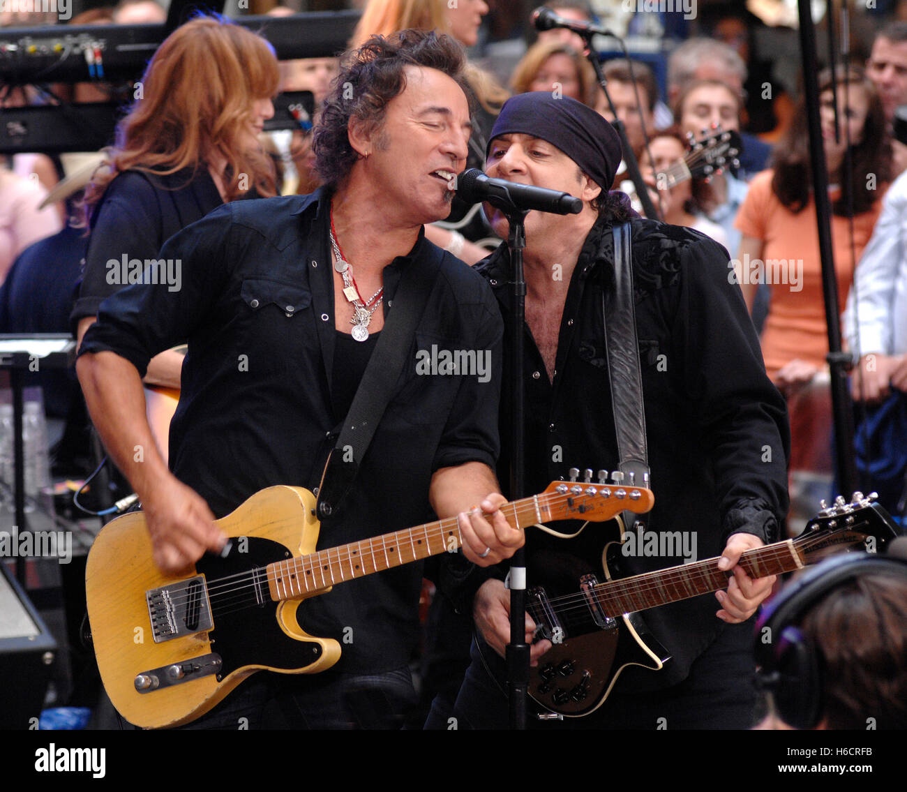 Bruce Springsteen and the E Street Band performing on the NBC Today ...