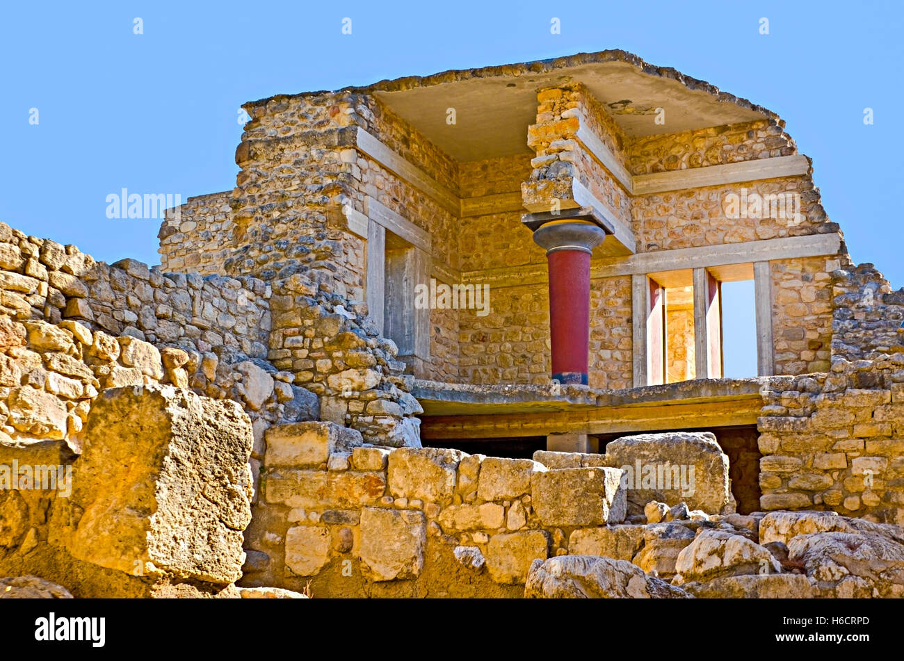 Palace Complex At Knossos
