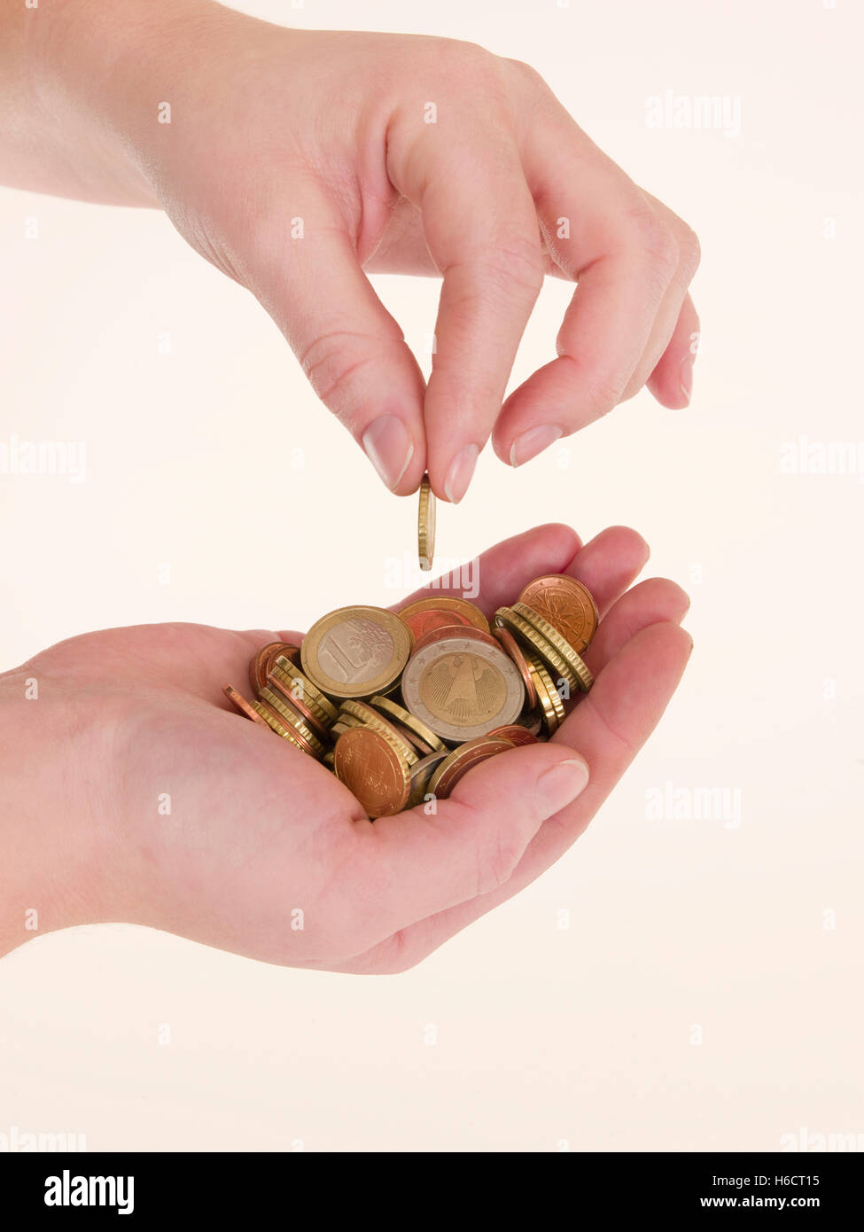 Gold coins pile photo hi-res stock photography and images - Alamy