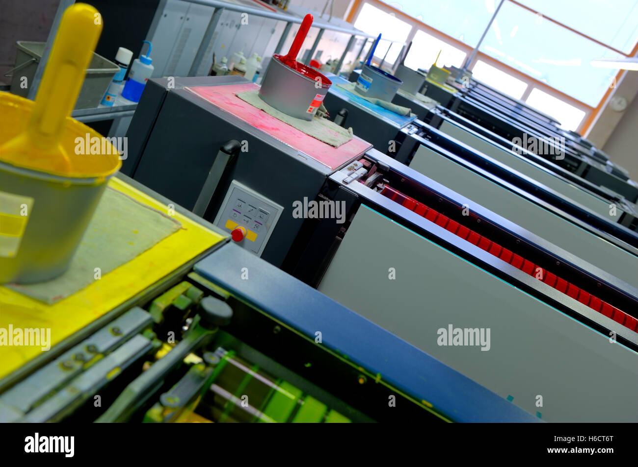 Printing machine, printing company Stock Photo - Alamy
