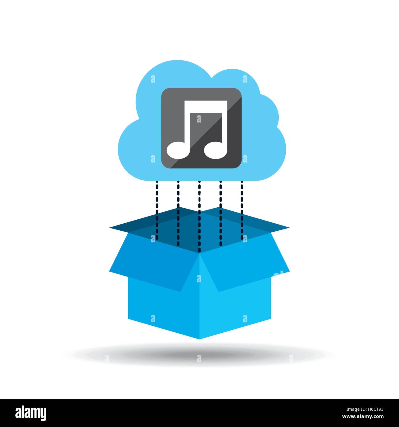 Downloading music Stock Vector Images - Alamy