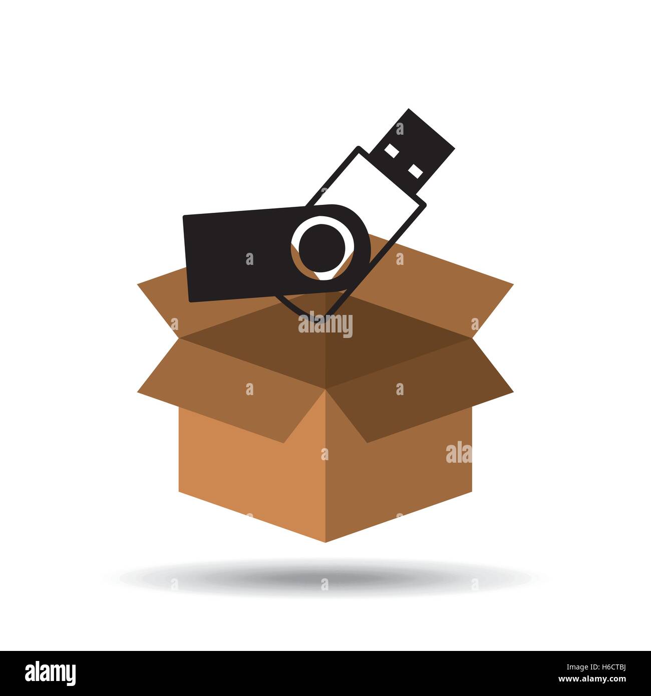 USB flash connection portable design graphic vector illustration Stock ...