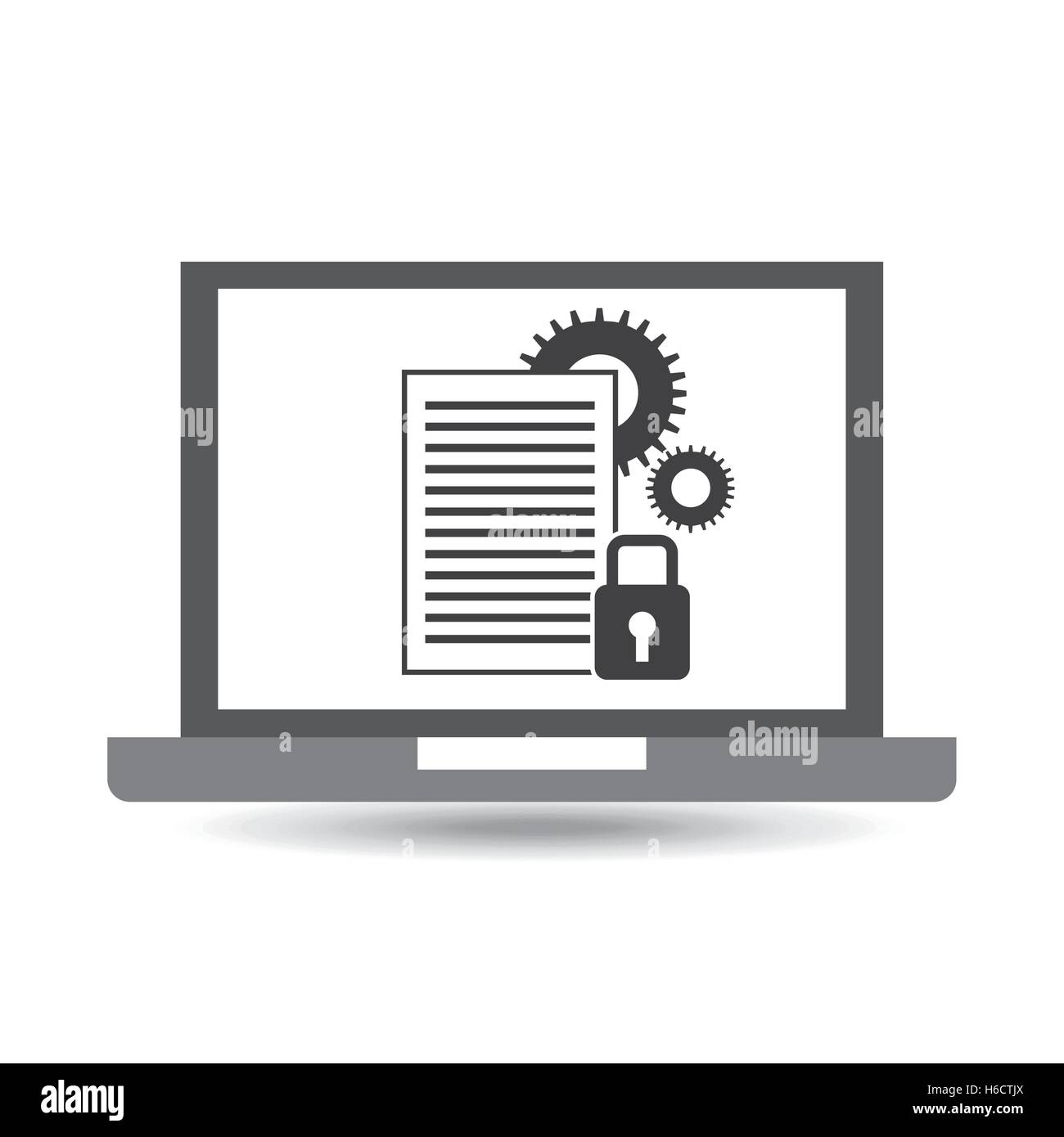 Private work place Stock Vector Images - Alamy