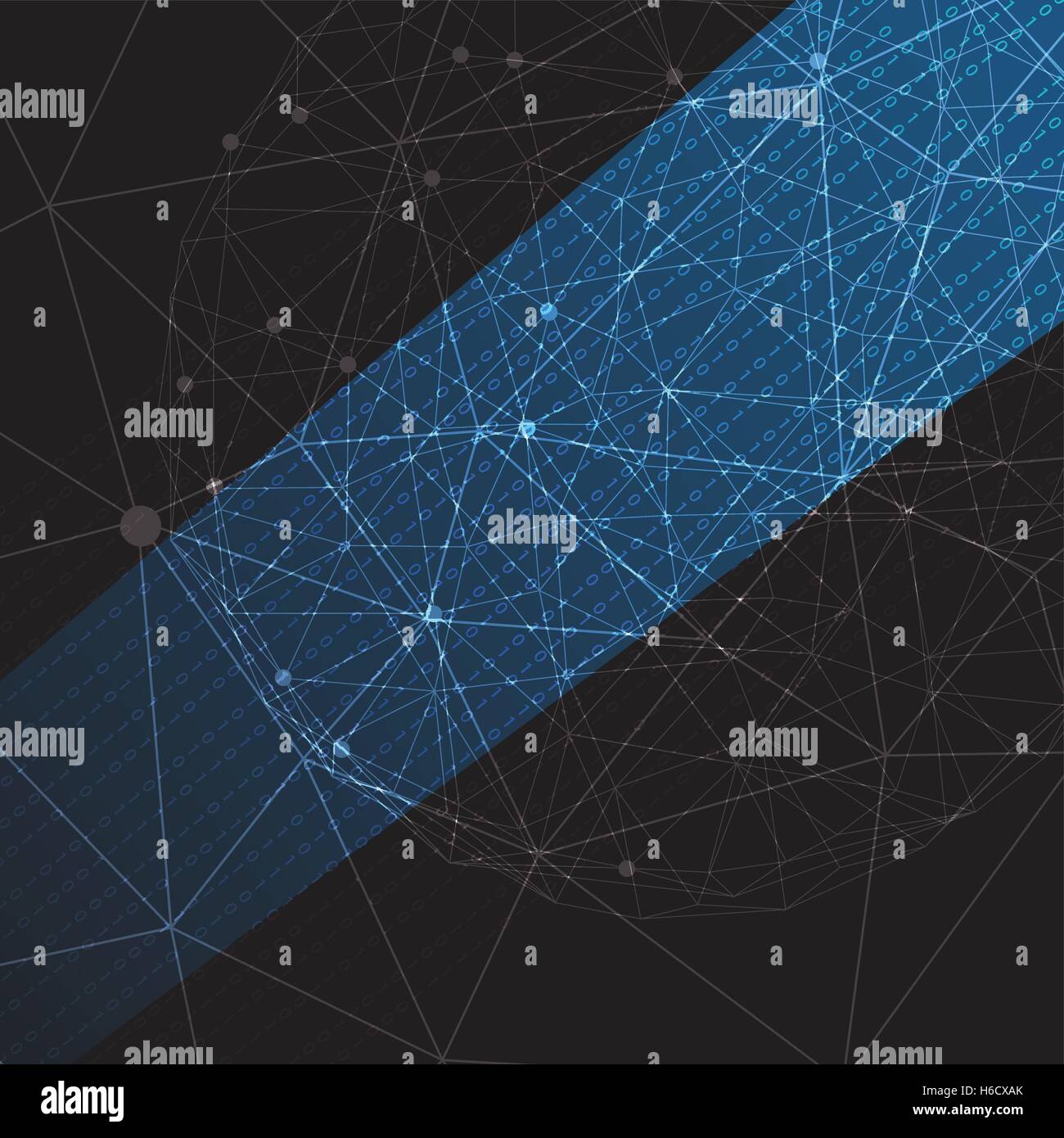 Cloud of Data Streams Abstract Background - Vector Illustration Stock ...