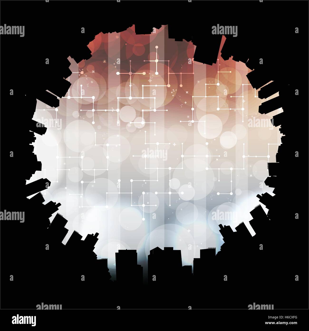 Fish eye view circular Stock Vector Images - Alamy