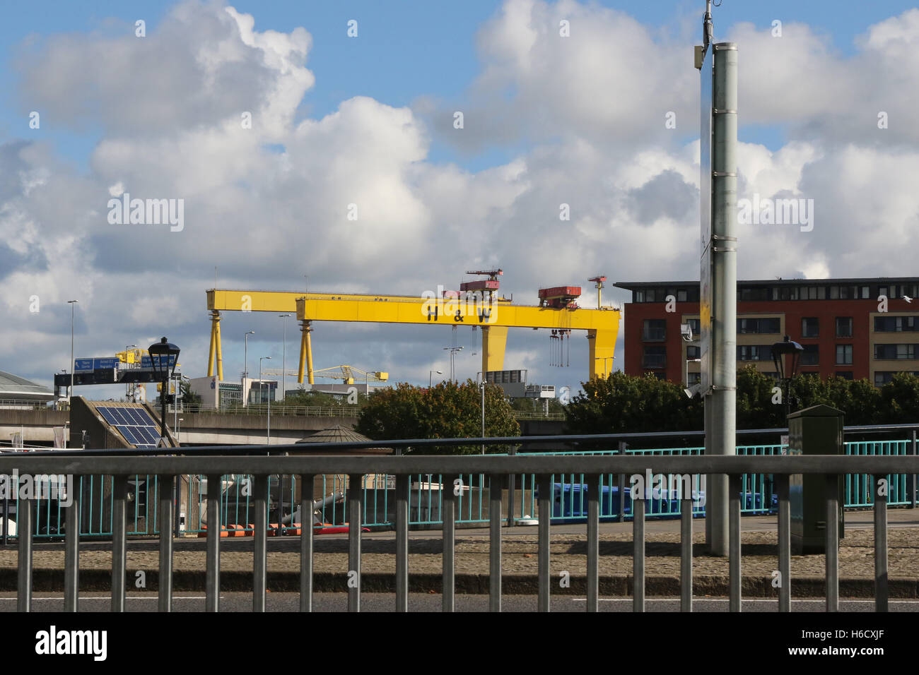 Shipyard cranes hi-res stock photography and images - Alamy