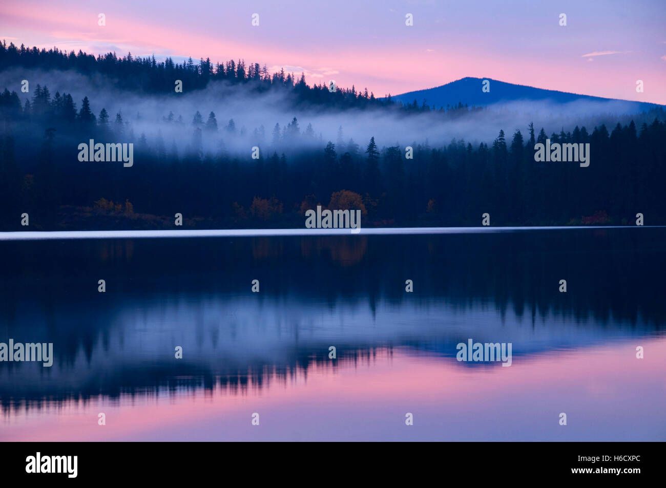Dawn at Clear Lake, McKenzie Pass-Santiam Pass National Scenic Byway ...