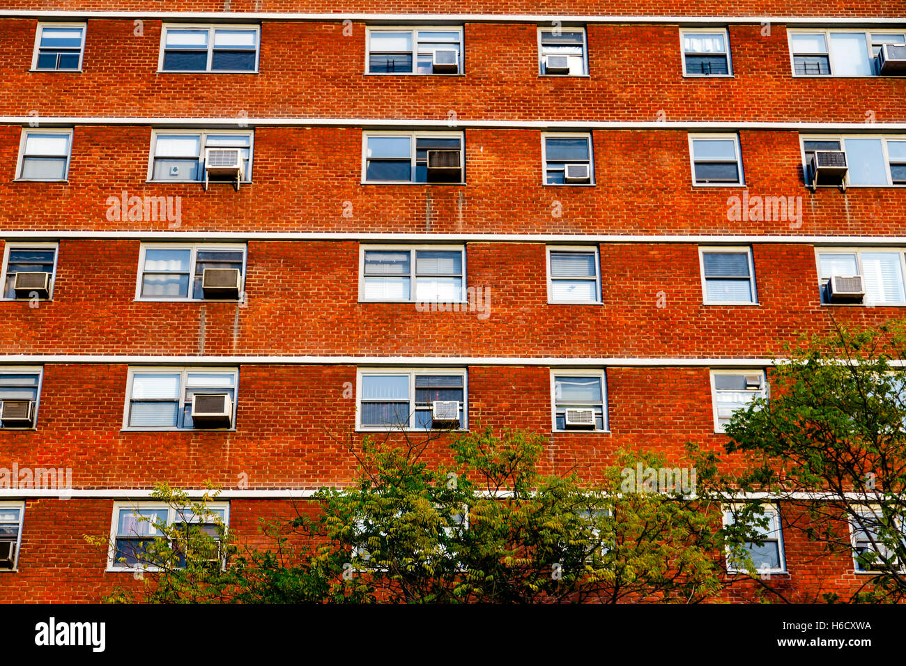 Cluster of high rise apartment building's windows Stock Photo - Alamy