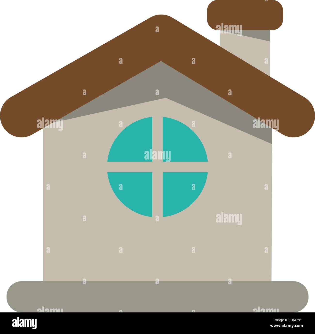 Isolated house and home building design Stock Vector Image & Art - Alamy