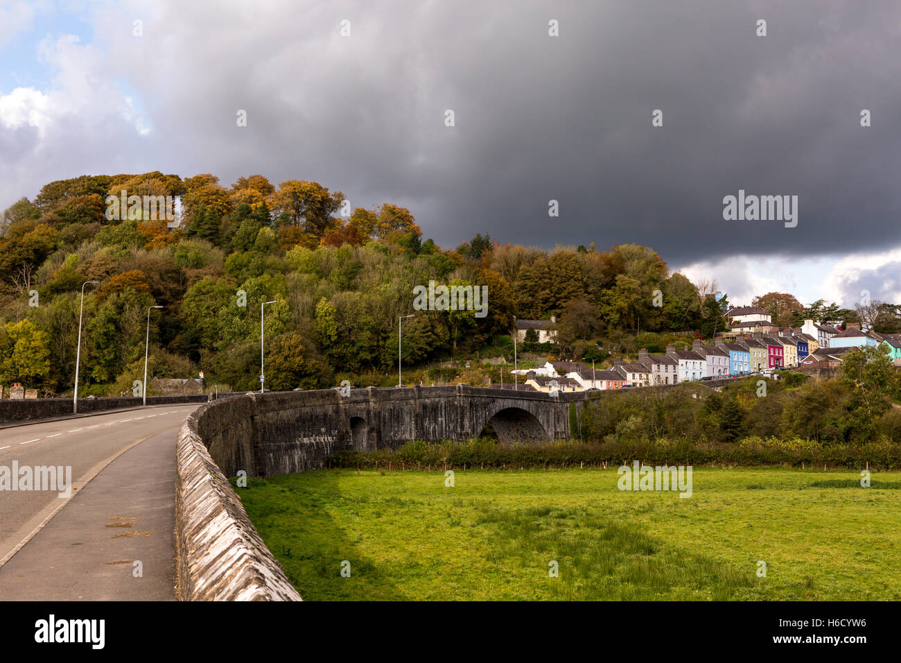 Bridge over the towy hi-res stock photography and images - Alamy