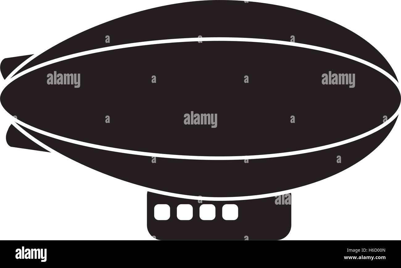 Isolated zeppelin vehicle design Stock Vector Image & Art - Alamy