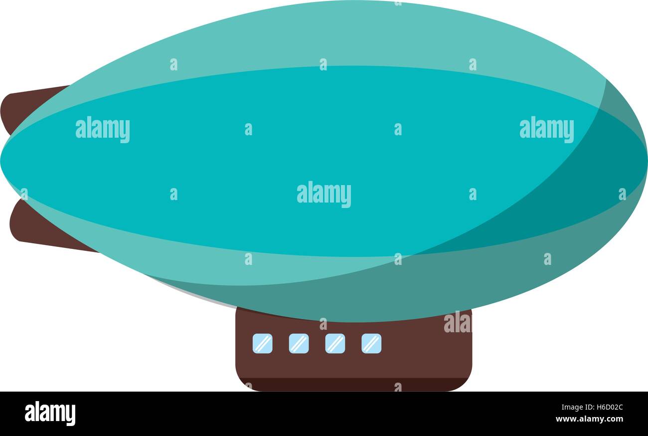 Isolated zeppelin vehicle design Stock Vector Image & Art - Alamy