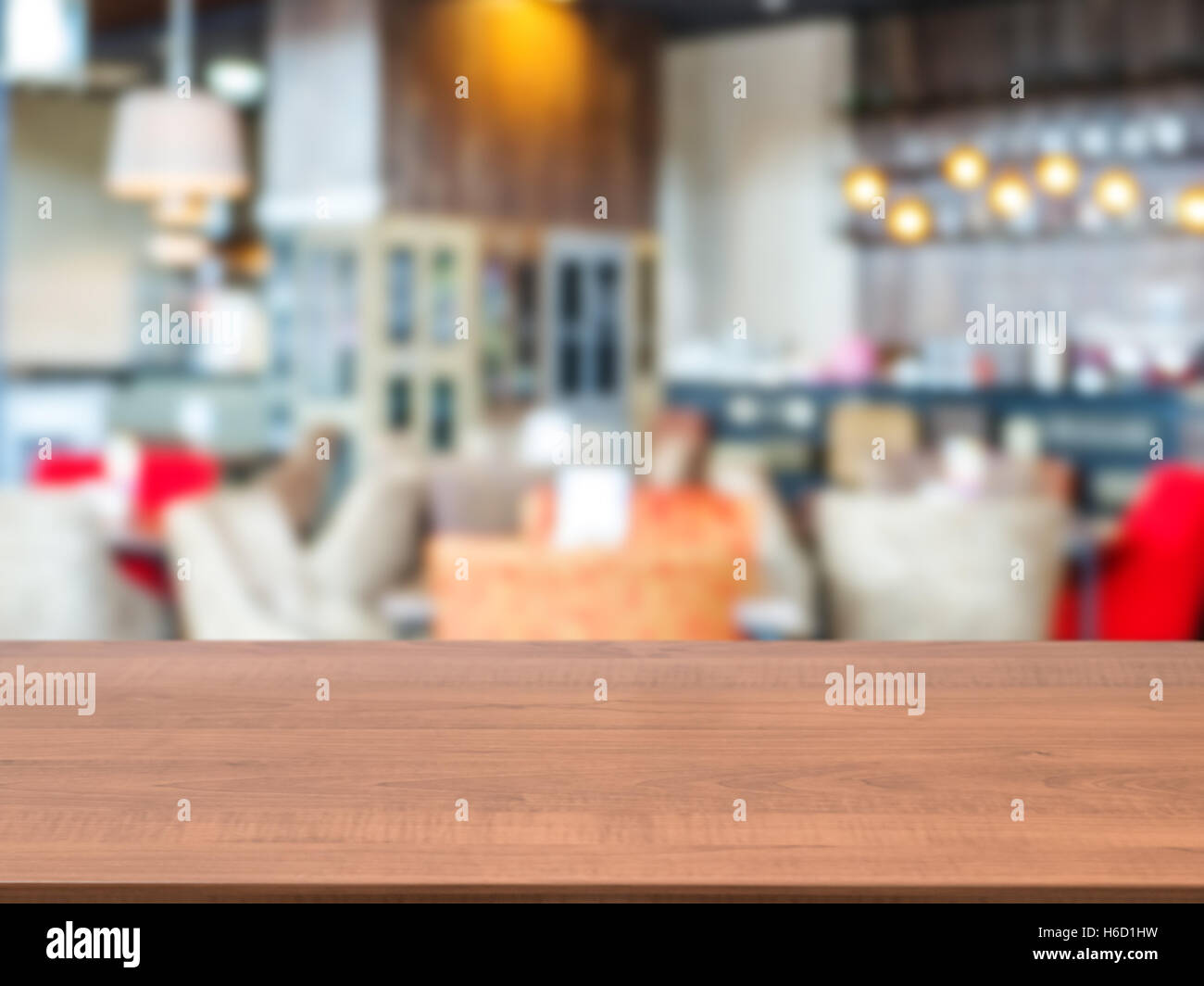 Wooden board empty table hi-res stock photography and images - Alamy