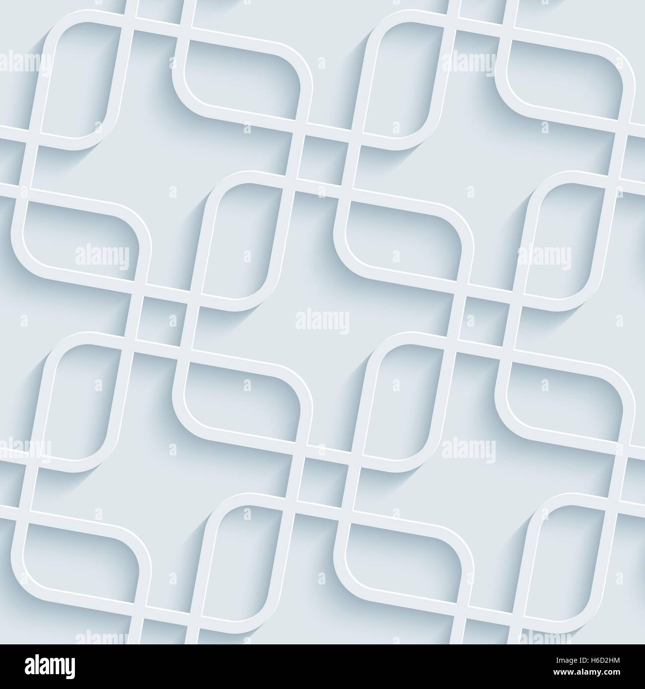 Neutral light gray seamless pattern with 3D effect. Tileable vector ...