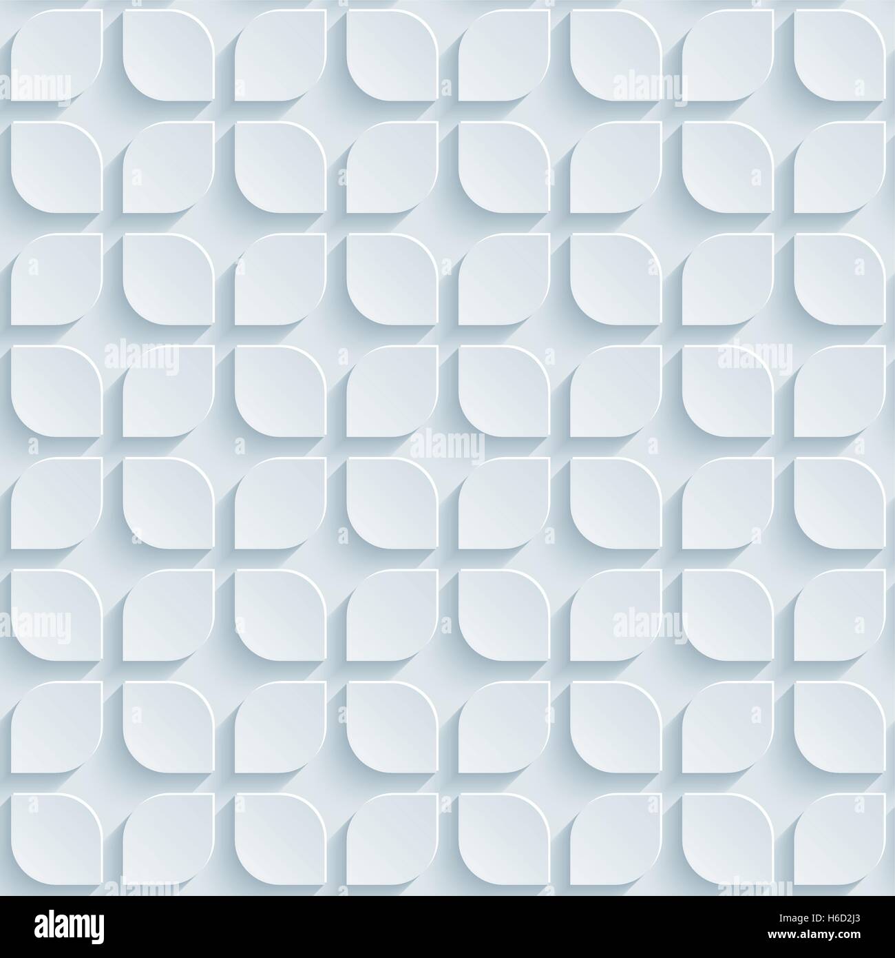 Neutral light gray seamless pattern with 3D effect. Tileable vector ...