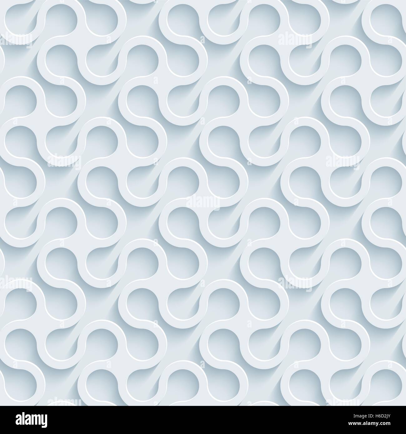 Neutral light gray seamless pattern with 3D effect. Tileable vector ...