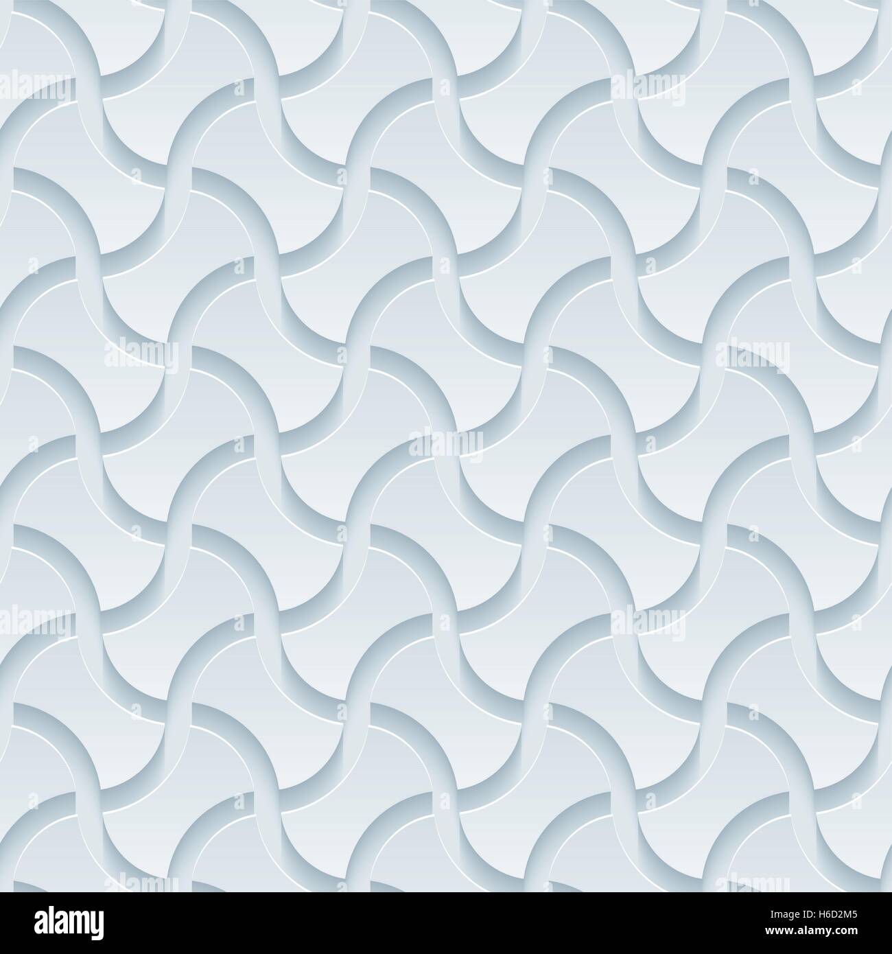 Neutral light gray seamless pattern with 3D effect. Tileable vector ...