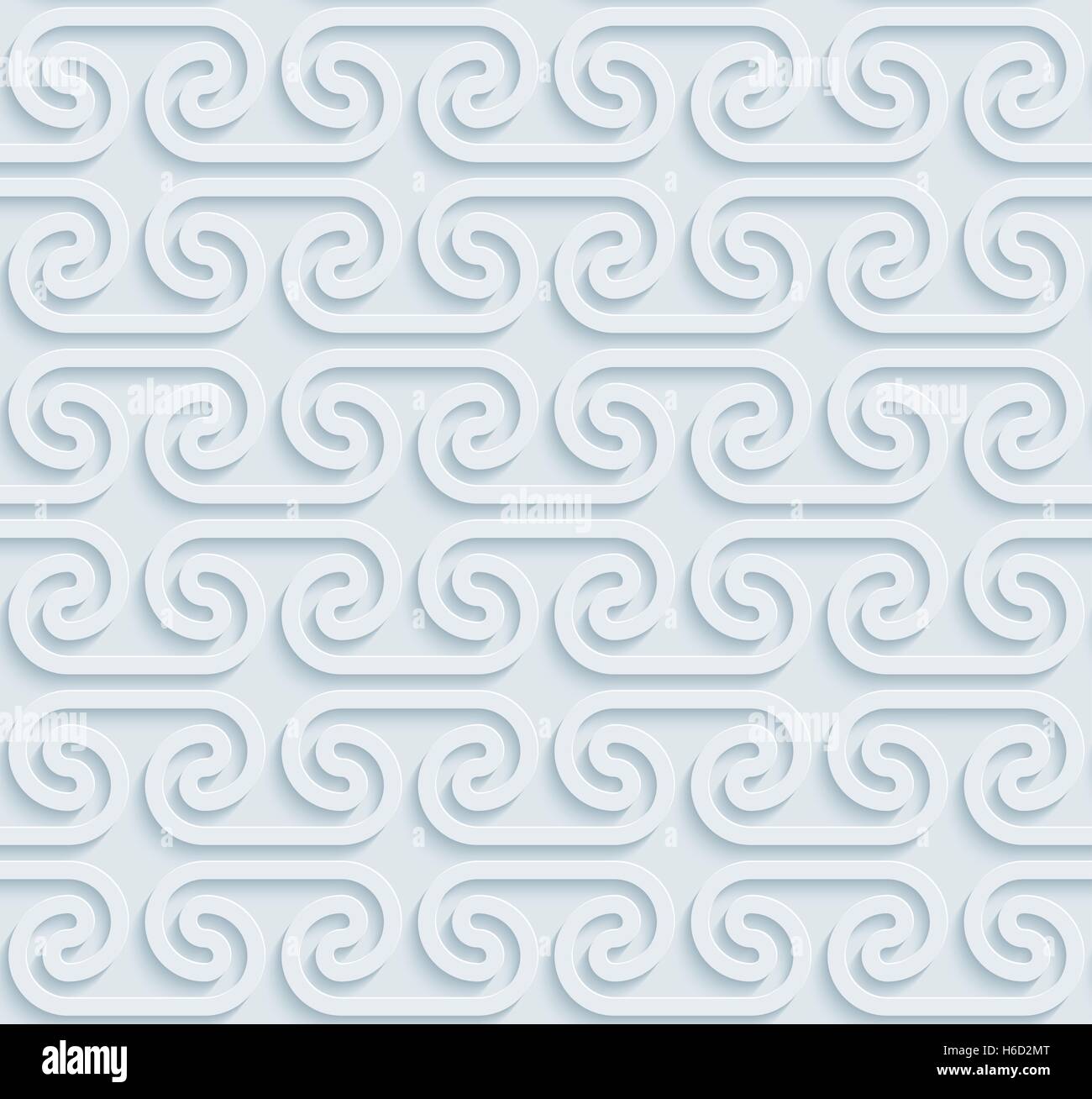 Neutral light gray seamless pattern with 3D effect. Tileable vector ...