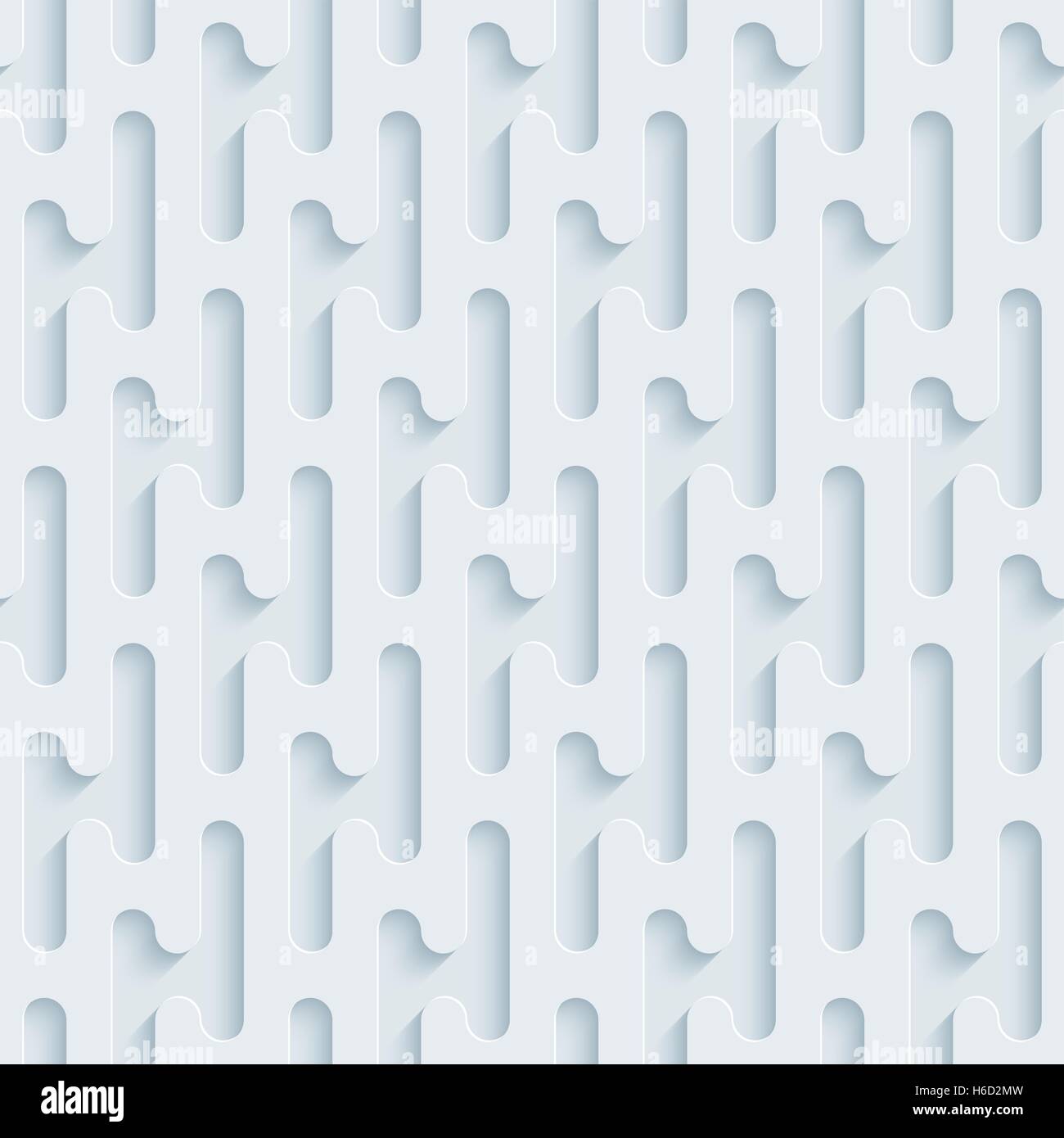 Neutral light gray seamless pattern with 3D effect. Tileable vector ...
