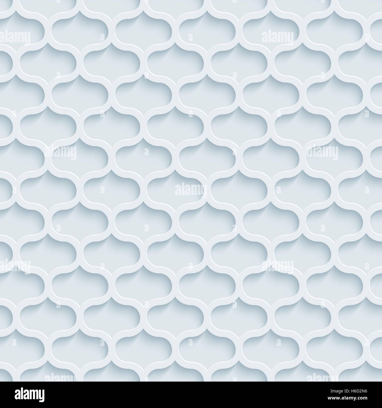 Neutral light gray seamless pattern with 3D effect. Tileable vector ...