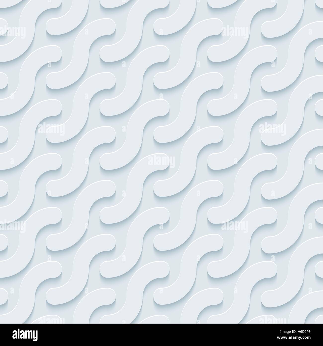 Neutral light gray seamless pattern with 3D effect. Tileable vector ...