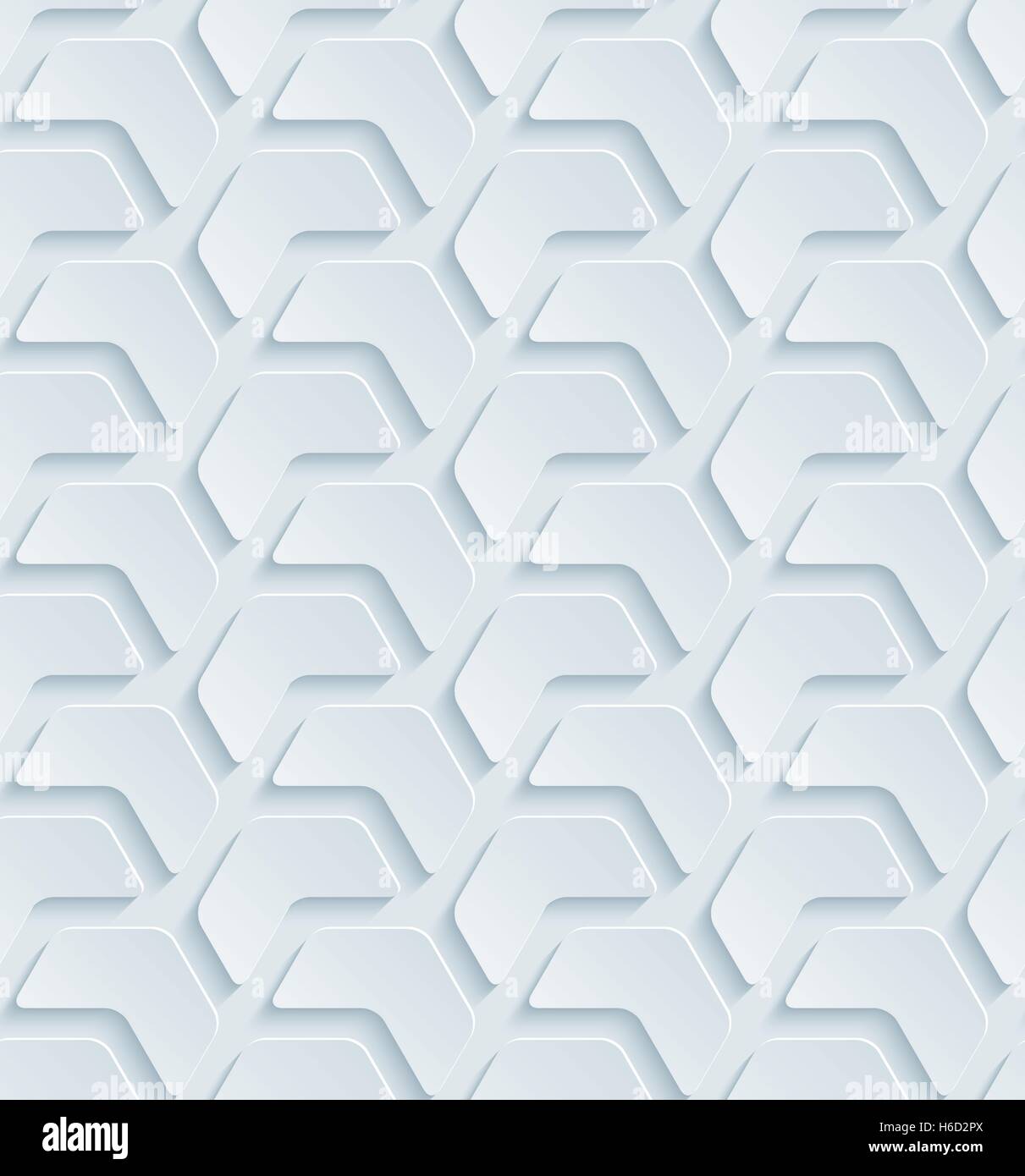 Neutral light gray seamless pattern with 3D effect. Tileable vector ...