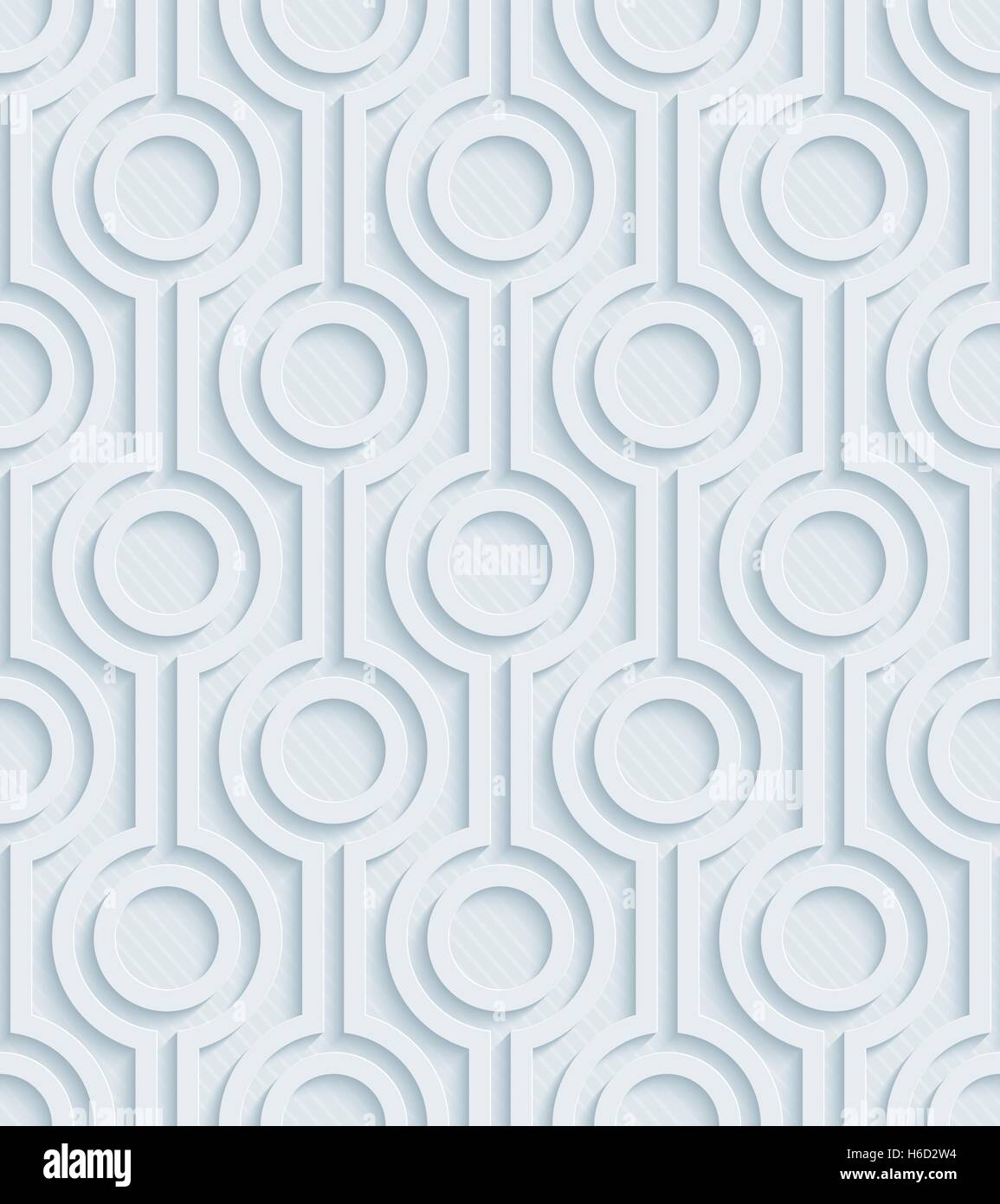 Neutral light gray seamless pattern with 3D effect. Tileable vector ...