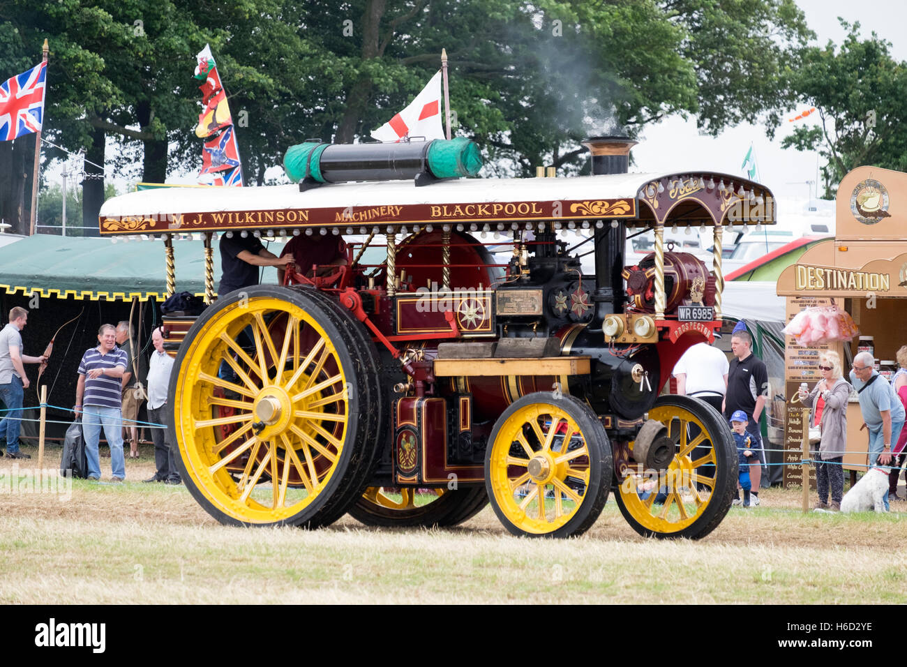 Vintage Steam Traction Engine Rally Stock Photo - Alamy