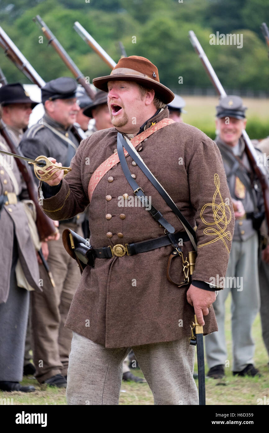 Old Battle Reenactment Stock Photo - Alamy
