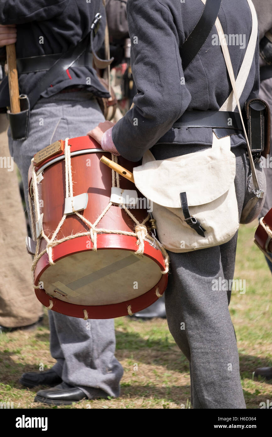 old fashioned drummer Stock Photo - Alamy
