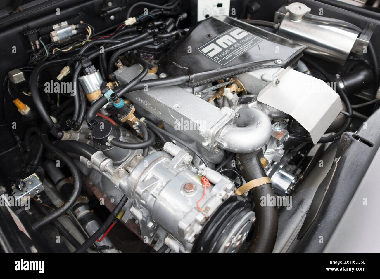Delorean engine hi-res stock photography and images - Alamy