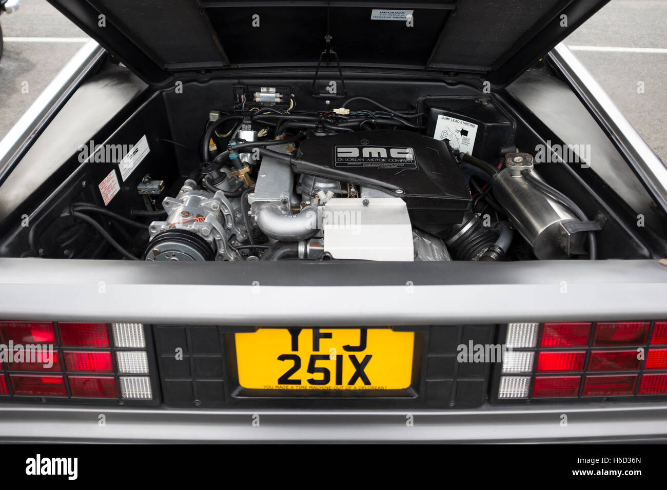 Delorean engine hi-res stock photography and images - Alamy