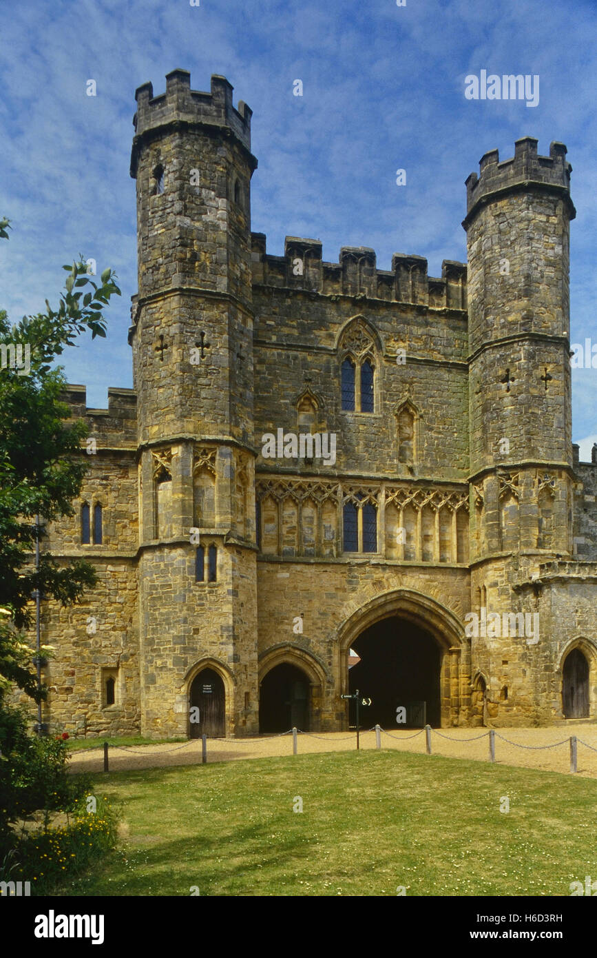 Battle Abbey gates. East Sussex. England. UK Stock Photo - Alamy